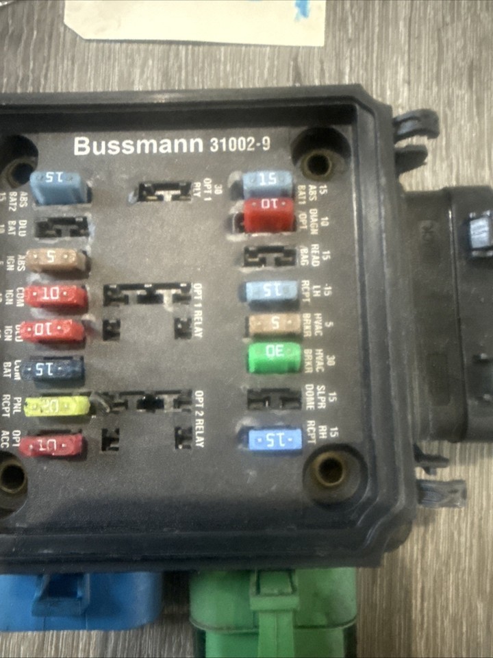Bussmann Fuse/Relay Box Block Power Distribution Unit P/N 31002-9 | eBay