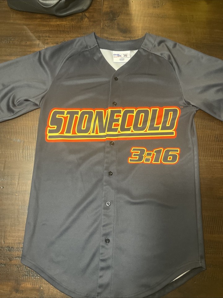 WWE Stone Cold Baseball Jersey Size Large Good Condition | eBay