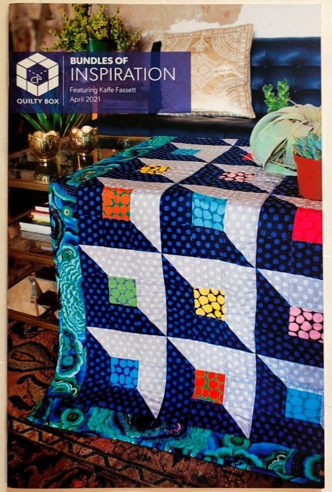 "Bundles of Inspiration" magazines, Quilty Box, 3-4 quilt designs in ...