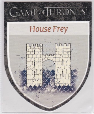 GAME OF THRONES SEASON 1 H7 THE HOUSES SIGIL BANNER INSERT HOUSE FREY ...