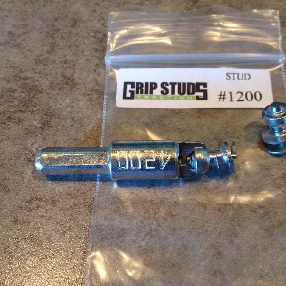 Grip Studs Off Road 4x4 Tire Studs, #4200 Stud Installation Tool for ...