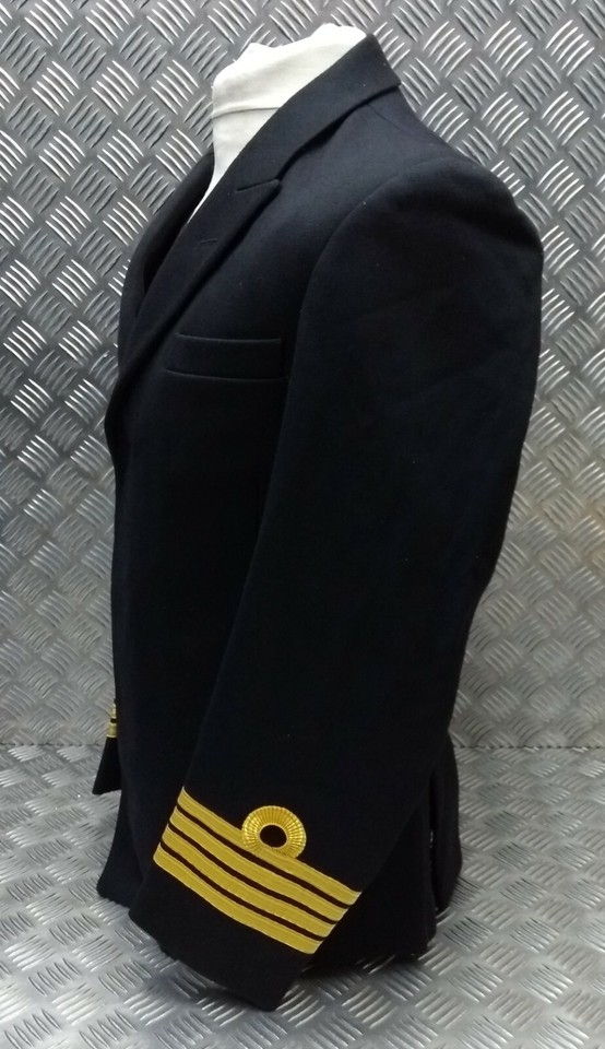 No1B Captain Rank CPT Barathea Dress Uniform Jacket British Royal Navy ...