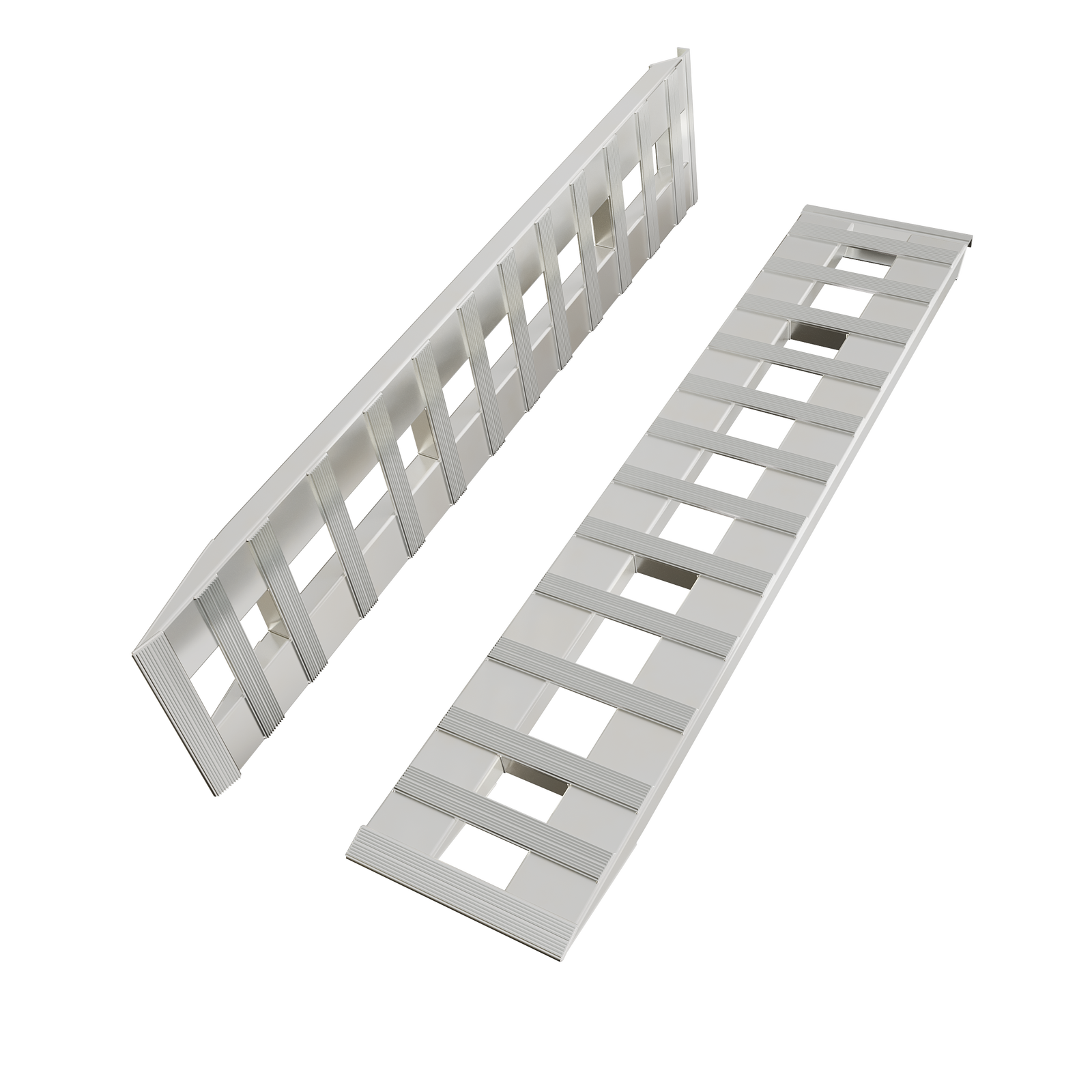 72" X 15" Aluminum Hook Ramps 8500Lbs Car Trailer Truck 1 Pair Ramps ...