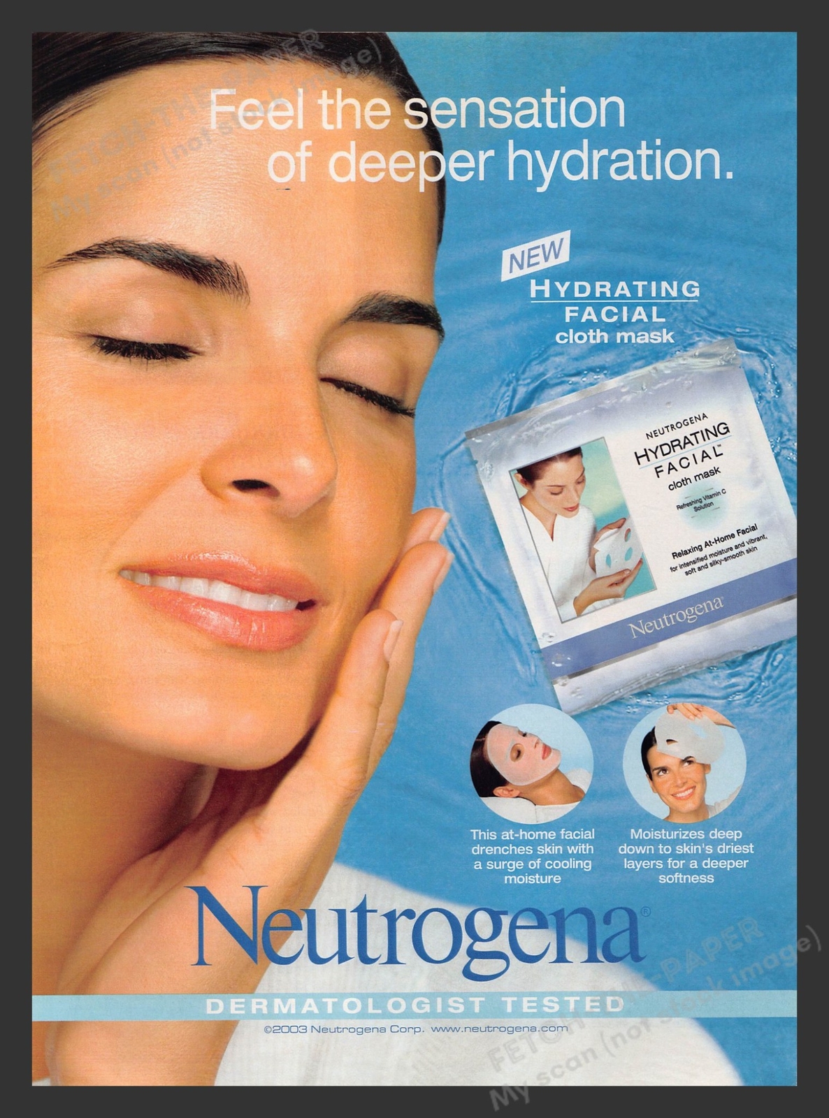 2000s Neutrogena Angie Harmon Actress Facial Print Advertisement Ad ...