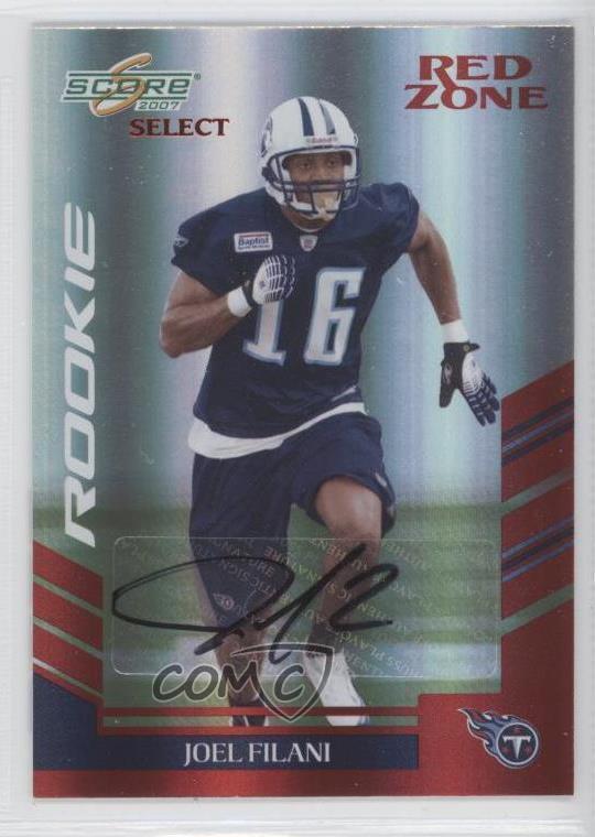 2007 Score Select - Rookie Red Zone Autographs #388 Joel Filani /25 (AU ...