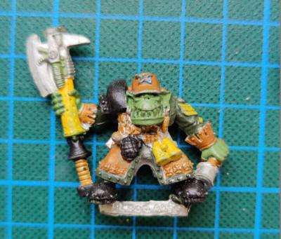 WH40k 2. Editon Space Orks Blood Axe Boss / Blood Axe Nob Rogue Trader ...