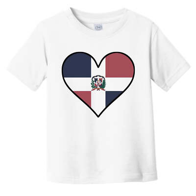 Cute Dominican Flag Heart - Dominican Republic Infant Toddler Shirt | eBay