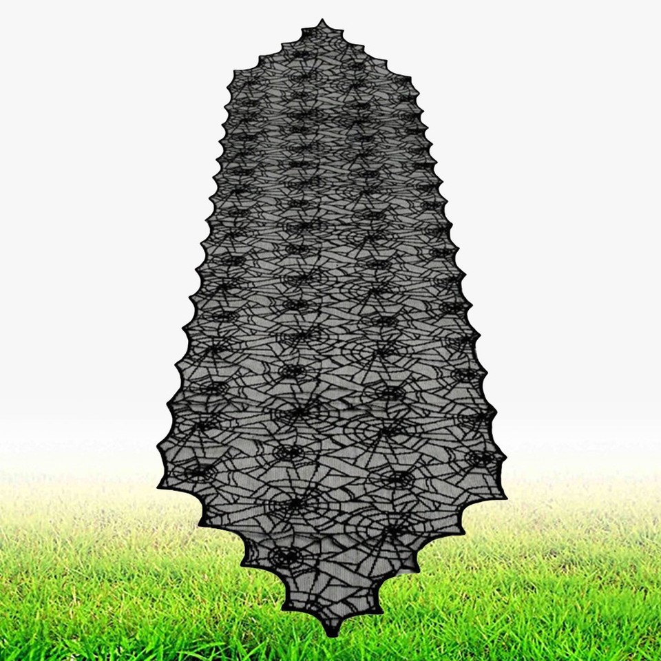 Tovaglia di Halloween Pizzo Ragnatela Runner Copritavolo Moda ...