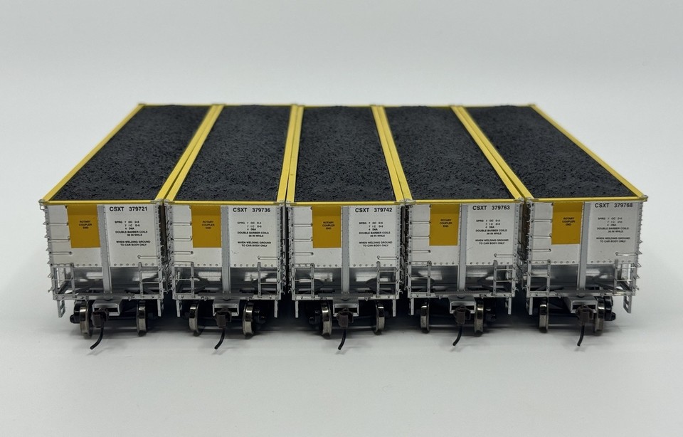 HO Athearn RTR 93095 CSX Bethgon Coalporter Coal Gondola Cars Set CSXT ...
