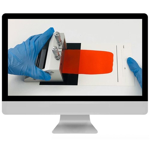 Adjustable Wet Film Applicator Stainless Steel Scraping Device 0-3500μm ...