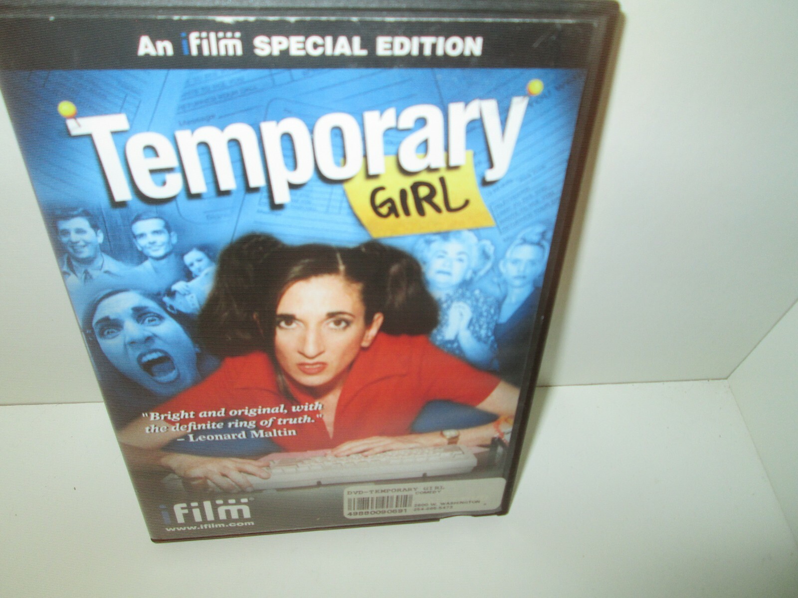 TEMPORARY GIRL rare Indie Comedy dvd Sexism Abuse Workplace LISA KOTIN ...