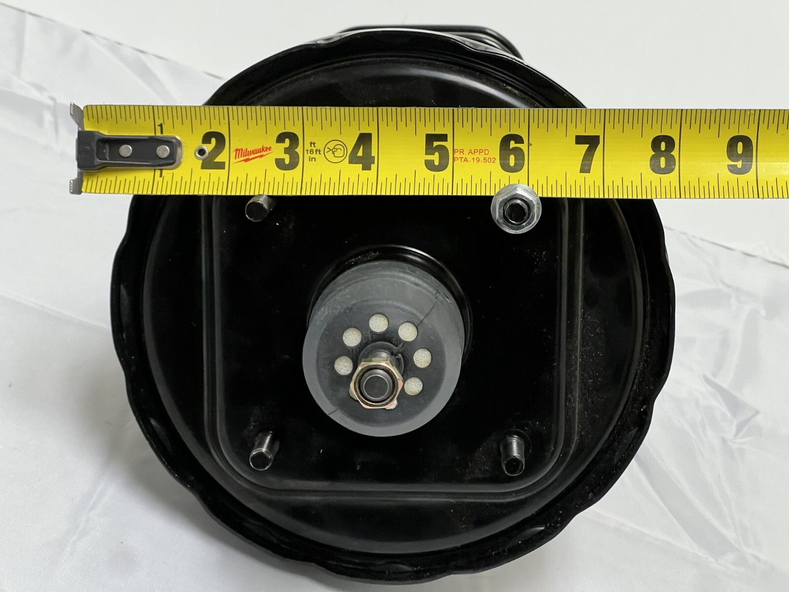 1955 1956 1957 8" Dual BLACK Brake Booster Bail Master Disc Drum ...