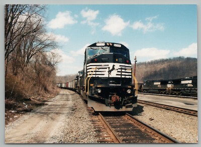 Railroad Photo - Norfolk Southern #6766 Diesel Locomotive 1990s Freight ...