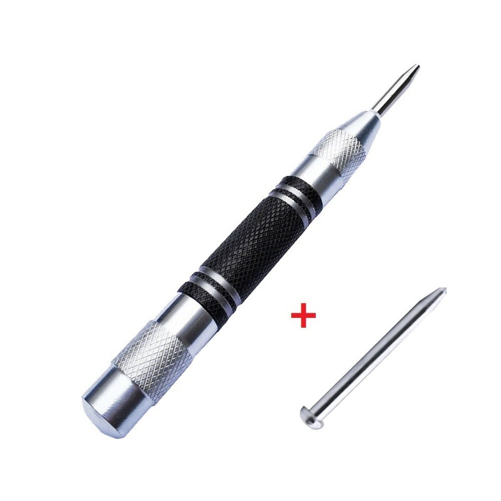 Automatic Center-Pin Spring Loaded Mark Center Punch Tool With 1pc ...