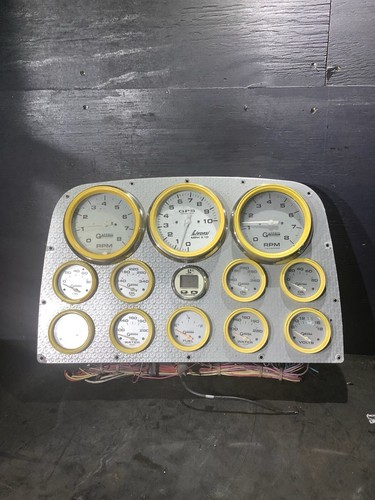 Gaffrig Boat Racing Series Gauges Set Rpm Oil Speedometer Temp | eBay