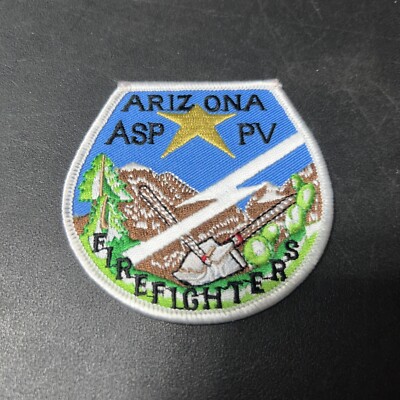 Vintage Obsolete Fire Department Patch Arizona ASP PV | eBay