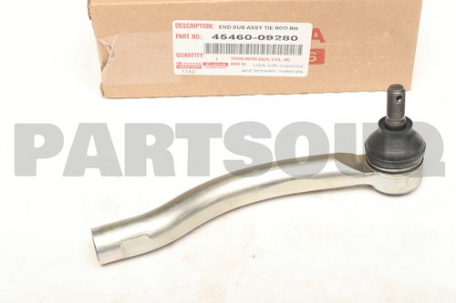 4546009280 Genuine Toyota END SET TIE ROD RH 45460-09280 | eBay