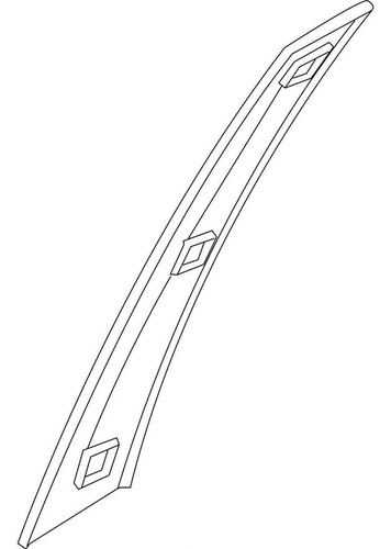 GENUINE HYUNDAI PALISADE 2020-2025 REAR DOOR FORWARD APPLIQUE LH, 83250 ...