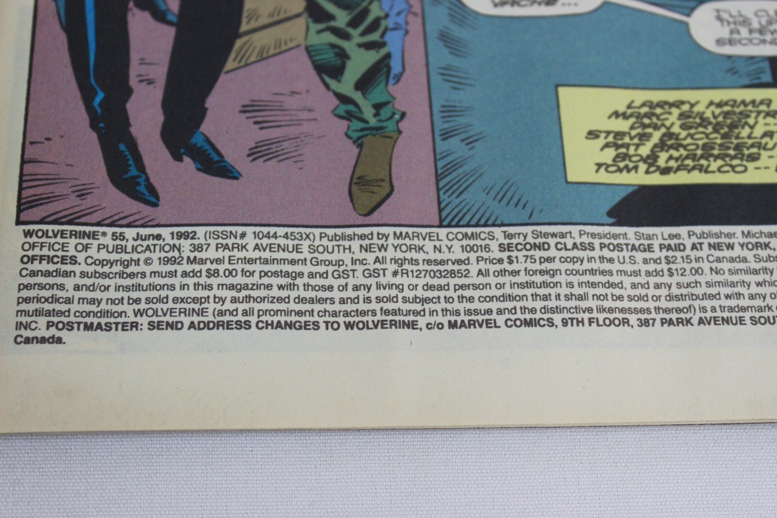 Wolverine #55 Madness of Cylla Thirty Slashes over Tokyo 1992 Marvel ...