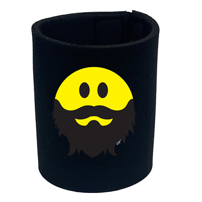 Bearded Smile - Funny Can Bottle Stubbie Novelty Gift Stubby Holder ...