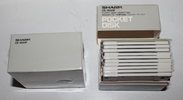 NOS Vintage Sharp CE-1650F Pocket Computer Pocket Disk 10-Pack for sale online | eBay