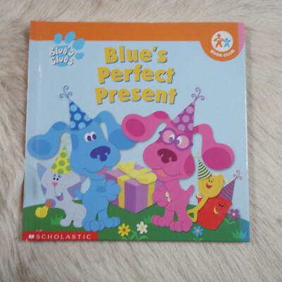 blue clue's blue's perfect present hardcover medium book | eBay
