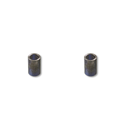 (2) Steel Bushing Axle Spacers 1" OD X 3/4" ID X 1-5/8" Length Mini ...