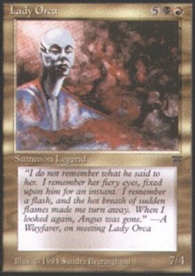 Lady Orca Magic mtg Light Play, English Legends x1 | eBay