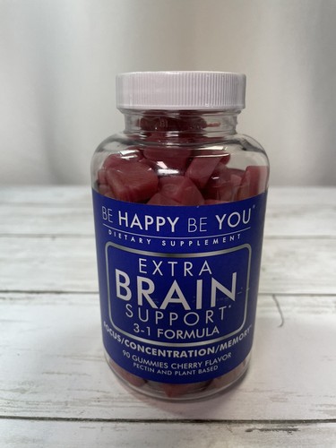 Be Happy Be You Extra Brain Support Focus/Concentration/Memory Qty 90 ...