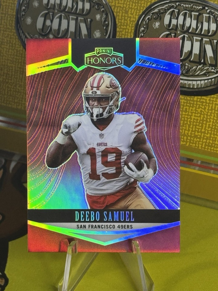 2022 Panini Honors Deebo Samuel Red /10 Beautiful Color Match Card ...