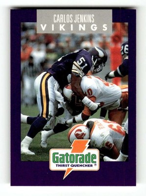 1993 Minnesota Vikings Police 10 Carlos Jenkins BXCP10 | eBay