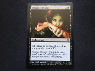Exquisite Blood NM [Avacyn Restored] #2 Mtg Magic Free Tracking! | eBay