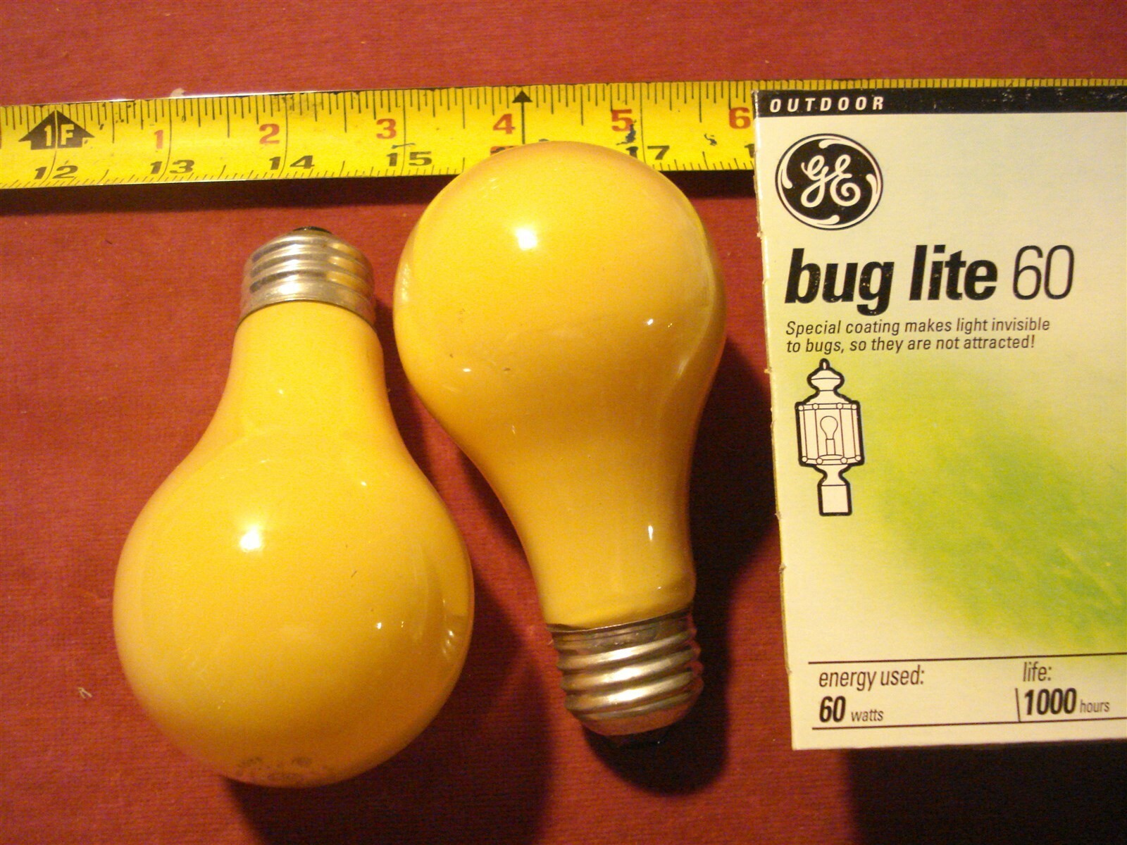 (0083.) Bug Lite 60W GE-Made Lamps A 19 | eBay