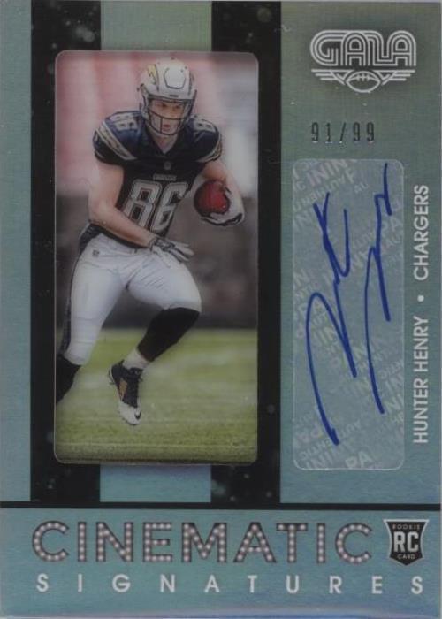 2016 Panini Gala - Cinematic Rookie Signatures Hunter Henry #CRS-HH /99 ...