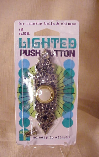 Trine 829L Lighted Push Button for Door Bells | eBay