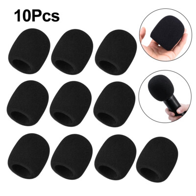 10pcs Microphone Foam Mic Sponge Ball Shape Cover Windscreen Protective ...
