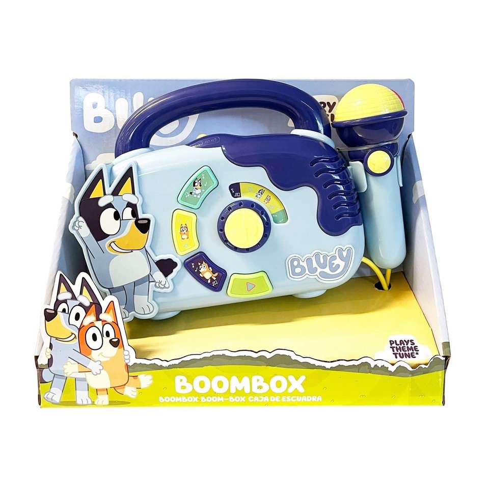 Bluey Boombox With Light & Working Microphone To Sing Along | eBay UK