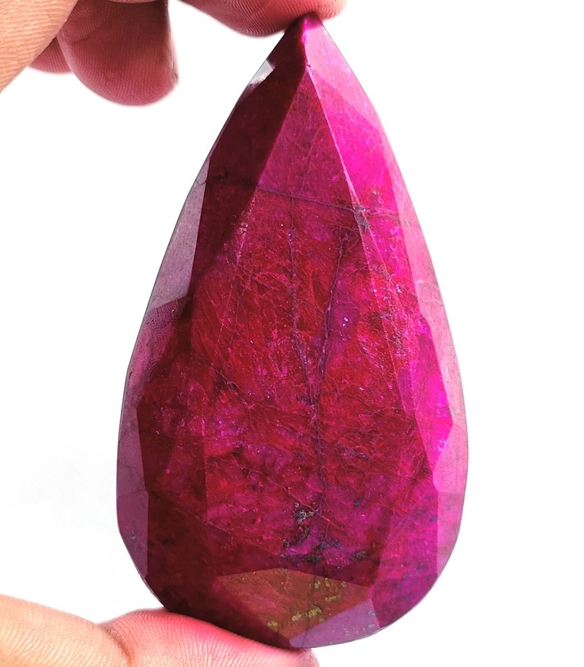 Unique Stone Natural Red Ruby 750-800Ct Certified Pear Cut Gems High ...