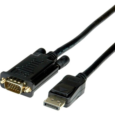 Câble adaptateur Value DisplayPort / VGA Fiche mâle DisplayPort, Fiche ...