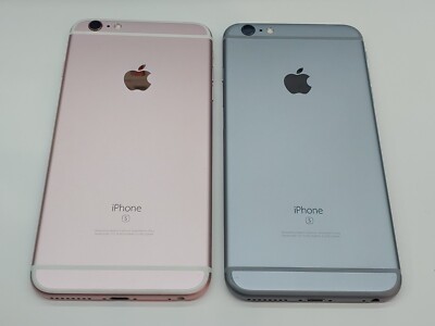 OEM Original Apple iPhone 6s Plus Back Housing Frame Cover - Pink/Space ...