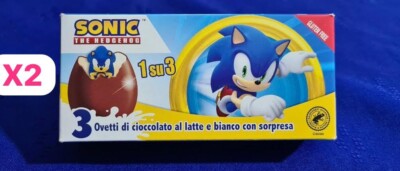 Sonic 6 Ovetti di cioccolato al latte con sorpresa SONIC 2 confezioni ...