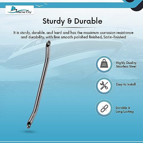 304 Grade Stainless Steel Smooth Polished Heavy Duty Boat Handle Round ...