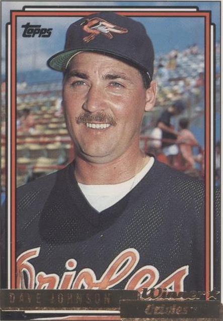 1992 Topps - Dave Johnson #657 Gold Winner for sale online | eBay