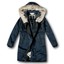 NWT Hollister by Abercrombie&Fitch Women's Down Parka Double-Layer Fur ...