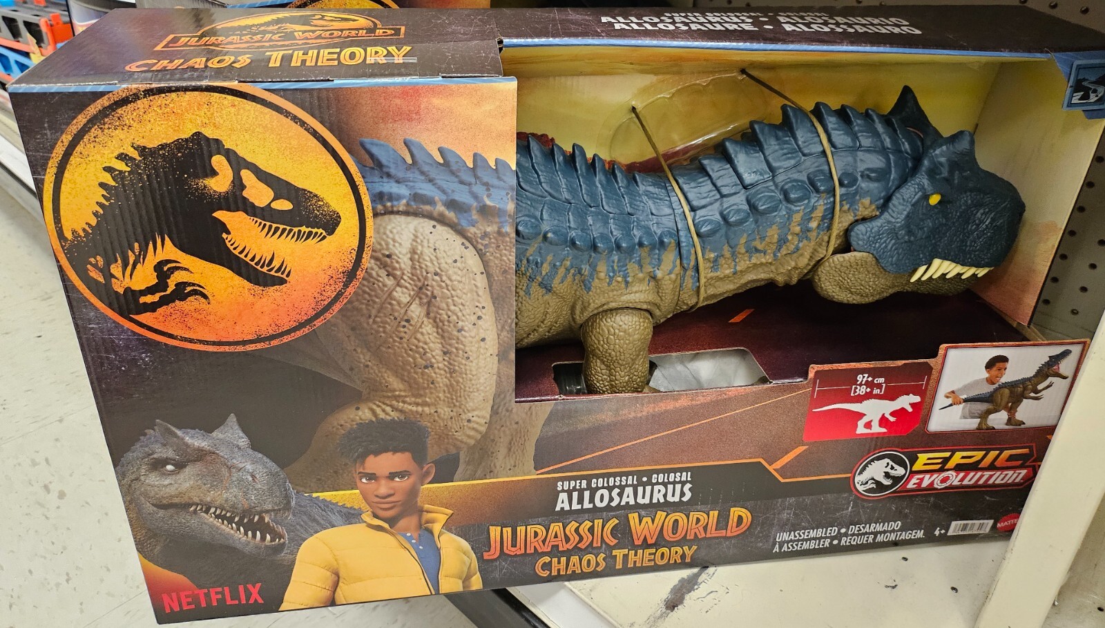 Jurassic World Chaos Theory Epic Evolution Super Colossal Allosaurus ...