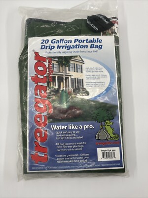 TREE GATOR 98183 Tree Watering Bag 20 gallon 1- 4” Dianeter Drip ...