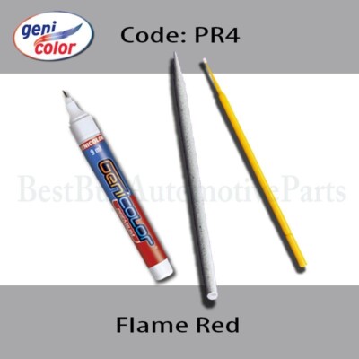 OEM Touch-Up Paint Pen Kit Chrysler-PR4-Flame Red-Sand Stick ...