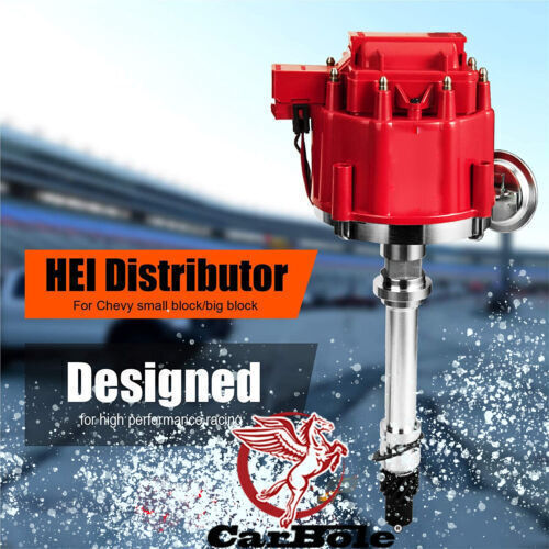 HEI Ignition Coil Distributor 9000RPM For Chevy GM GMC 350 454 SBC BBC ...