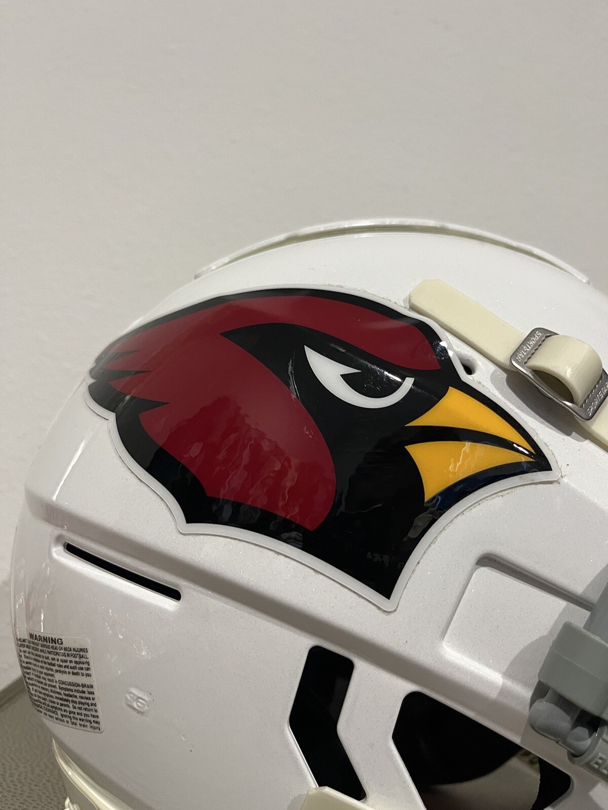 Authentic Arizona Cardinals Football Helmet Schutt F7 Game Issue Used ...