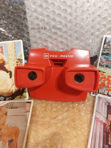 1970 GAF Red VIEWMASTER Viewer View Master & 17 Reels | eBay